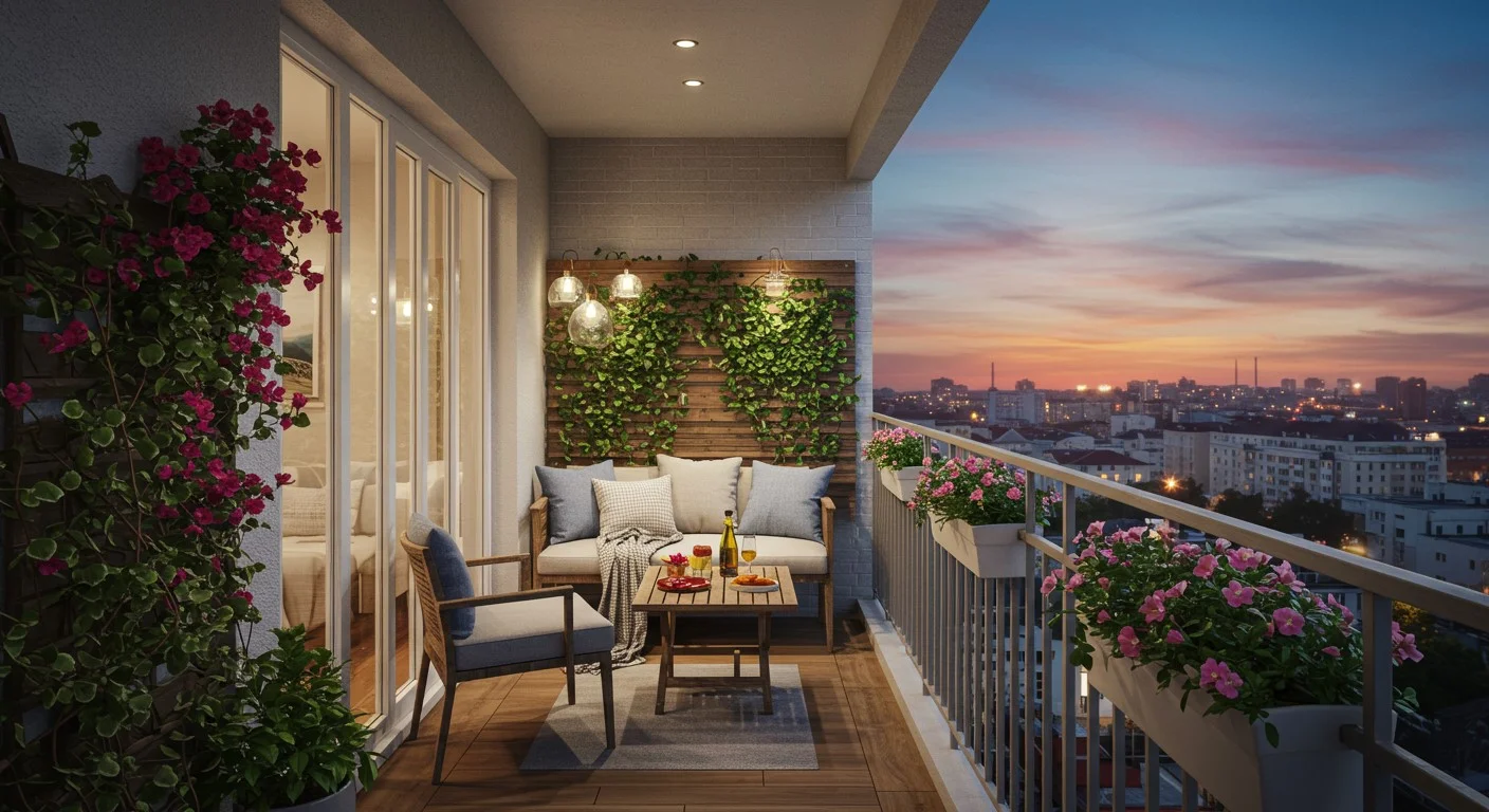 14 Clever Small Balcony Seating Ideas You'll Want To Copy ASAP